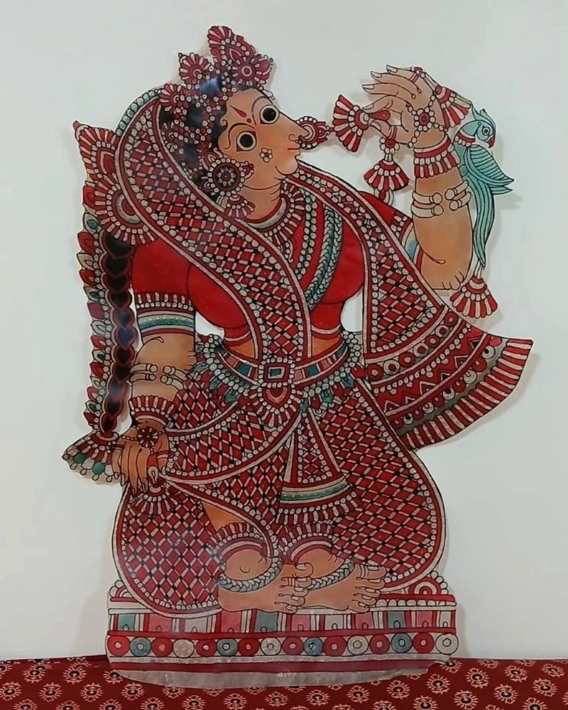 Togalu Gombeyaata Leather Puppet – Sita / Queen - (TGLP0003) - The ...