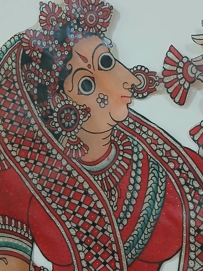 Togalu Gombeyaata Leather Puppet – Sita / Queen - (TGLP0003) - The ...