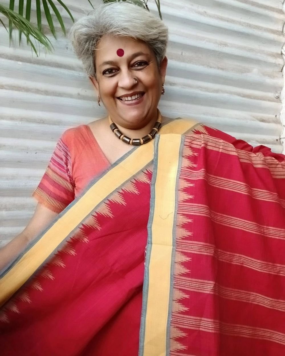 Natural Dyes Ponduru Handspun Handwoven Saree - (NDPS0001) - The Magic Room