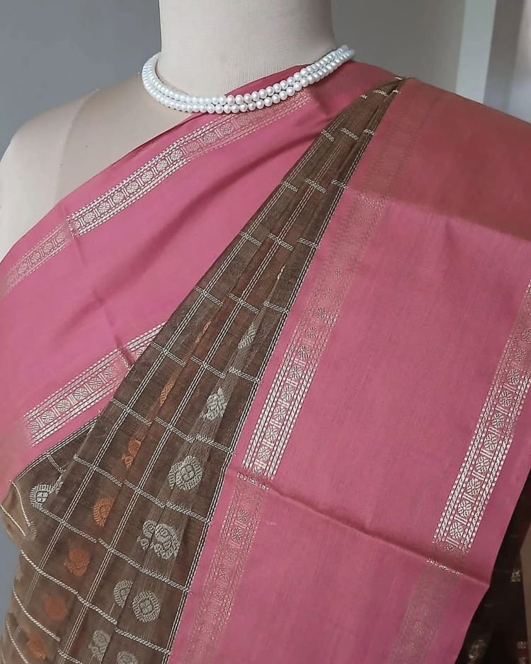 Ayiram Butta Kanchi Cotton Handweave with Zari – (KANC1110) - The Magic ...