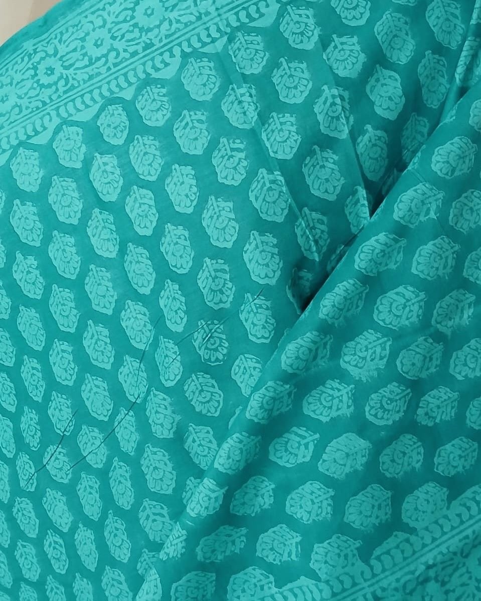Banjara Blockprint in Mul Cotton from Ahmedabad – (BMCA0010) - The ...