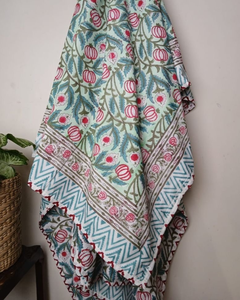 Supersoft Double Dohar in Mul Cotton – (MCSD0013) - The Magic Room