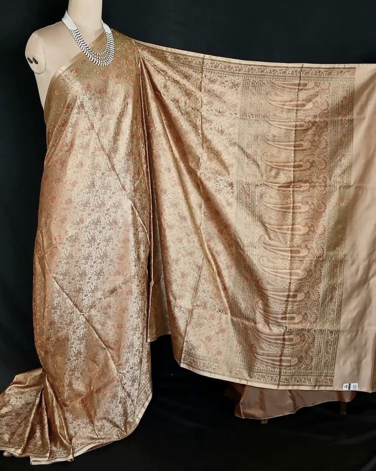 Handloom Himroo in a Butter Soft Pure Mulberry Silk Weave - (HHSS0001 ...